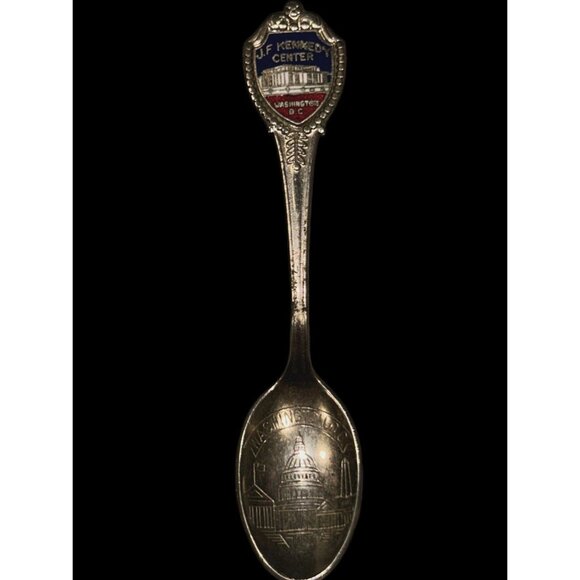 Other | Vintage Jfk Center Washington Dc Collectible Souvenir Spoon ...